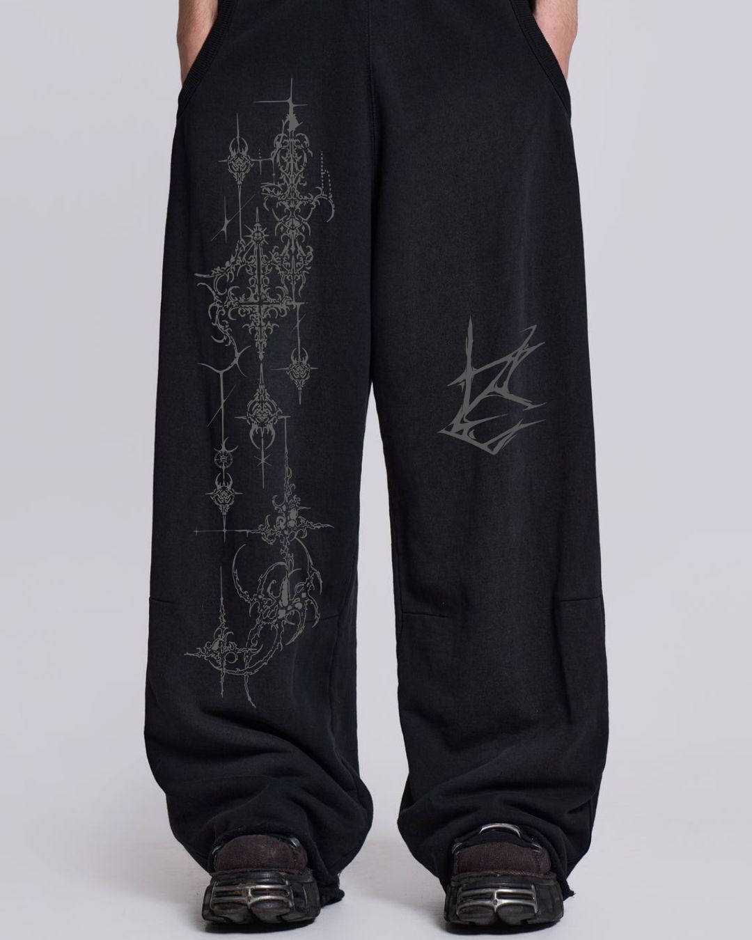 Gothic Edition Unisex Baggy Gym Pants – Hungry Eagle